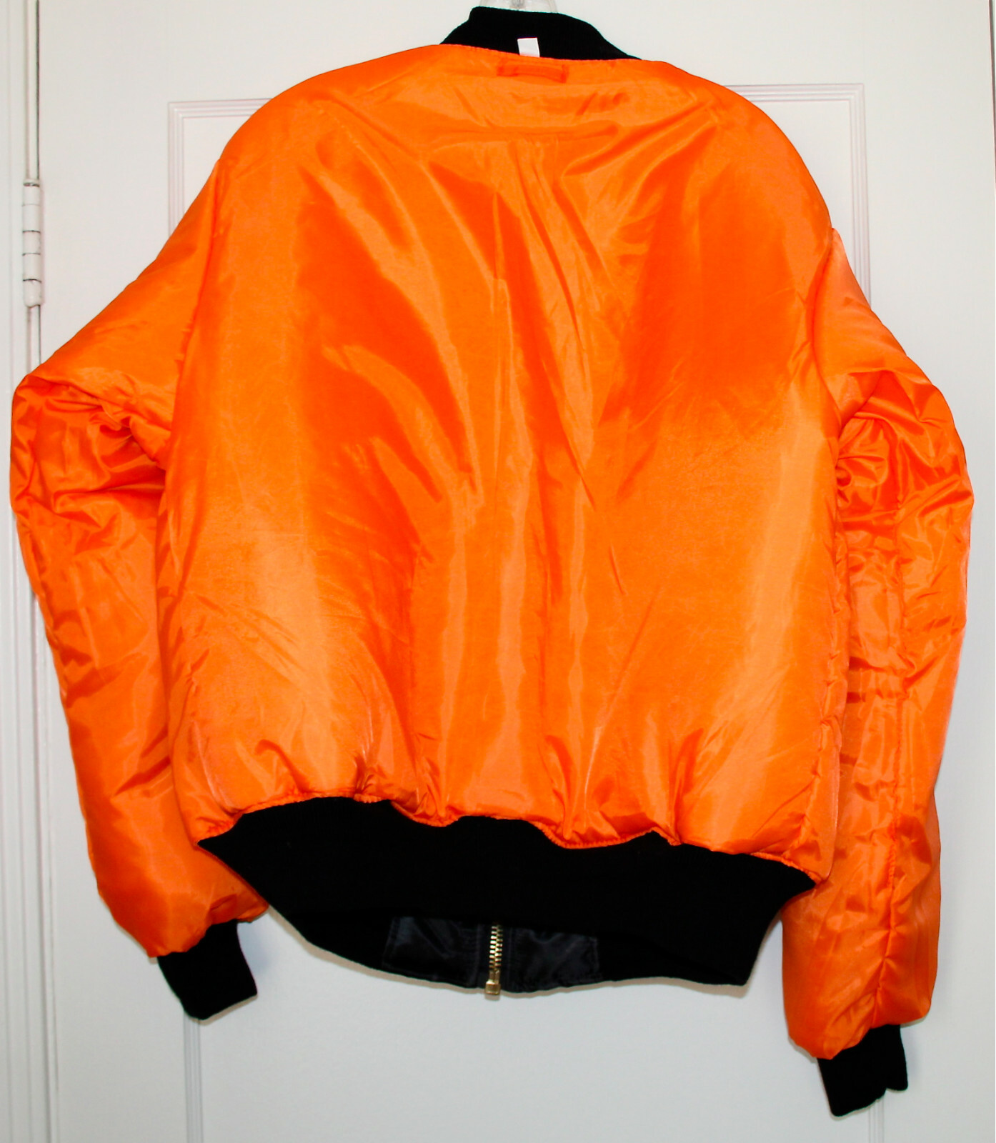 NEW MA-1 Flight Jacket Military Bomber MA1 Black NETFLIX Show American ...