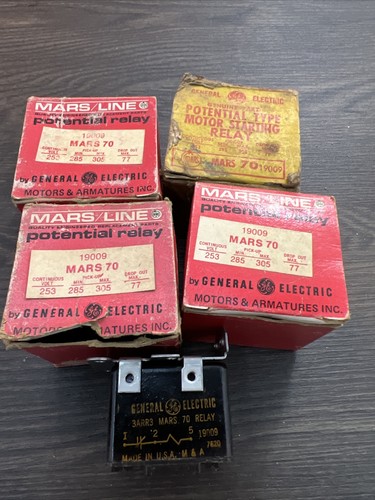 GE MARS 70 19009- 3ARR3MARS70/685744-19009 POTENTIAL MOTOR STARTING ...