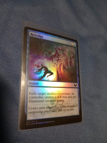 MTG Resculpt Foil ** Strixhaven: School of Mages ** English (NM) | eBay