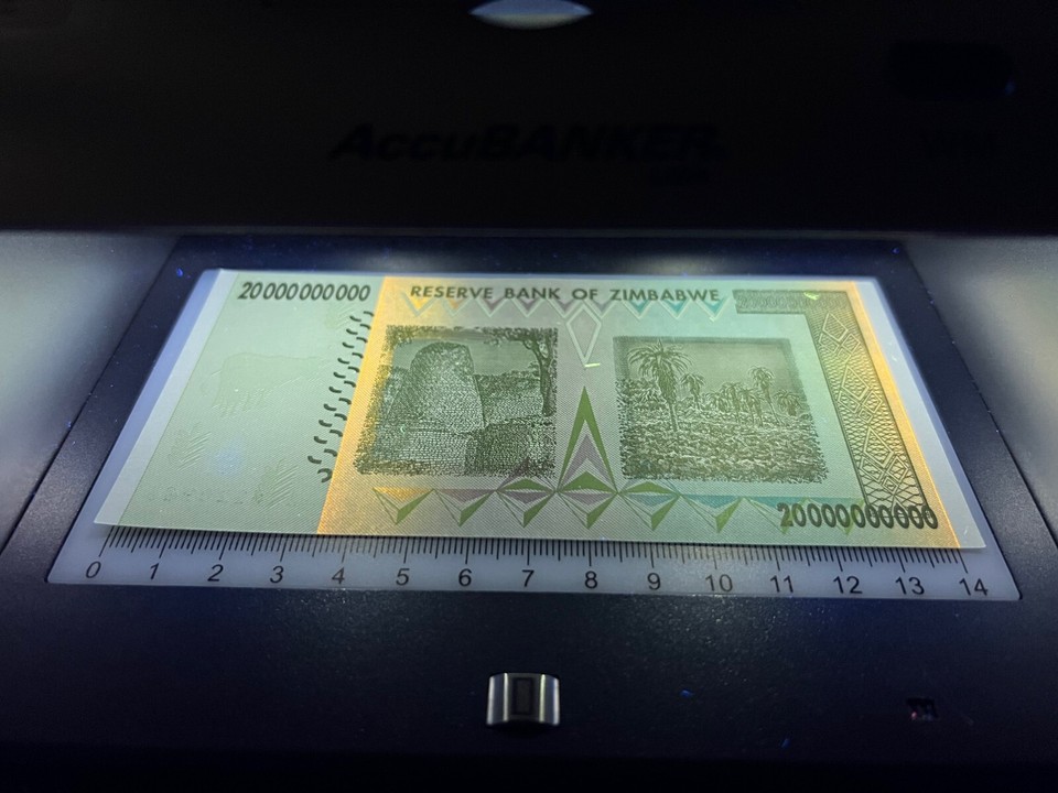 10x Zimbabwe 20 Billion Dollar Bill Banknote Paper Money World Currency ...