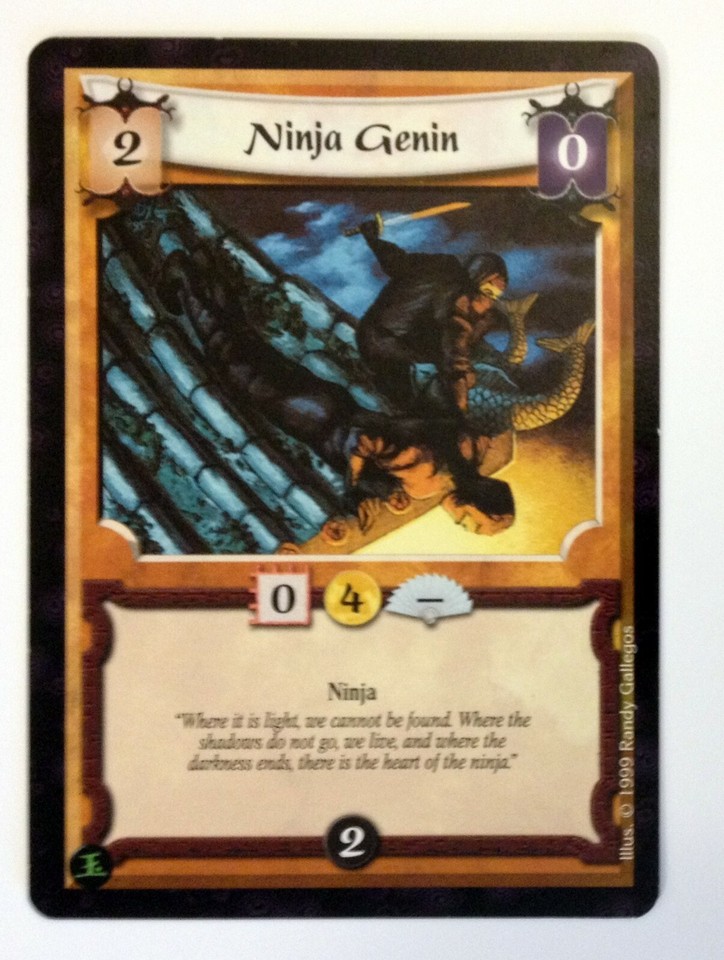 Ninja Genin L5R Legend of the Five Rings CCG Pearl Edition | eBay