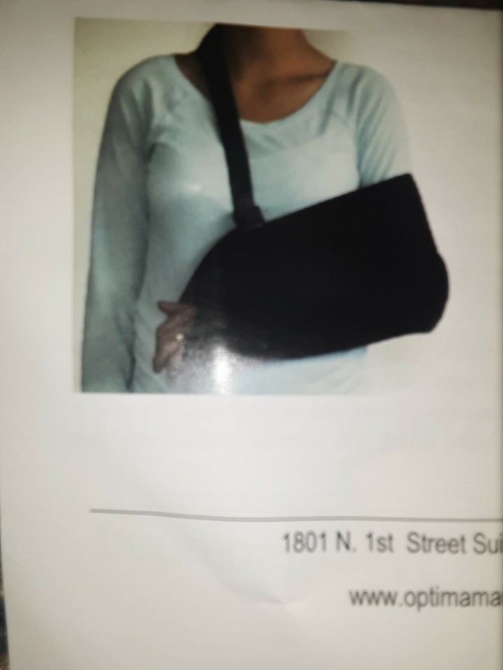 Optima Manufacturing Shoulder Sling OM 22 Bilateral Instructions ...