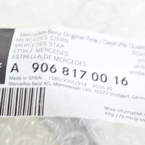 NEW MB SPRINTER 906 FRONT RADIATOR GRILLE EMBLEM BADGE A9068170016 OEM ...