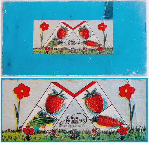 1940 Palestine JEWISH GAME Box DOMINO Judaic LOTTO Israel FRUIT ...