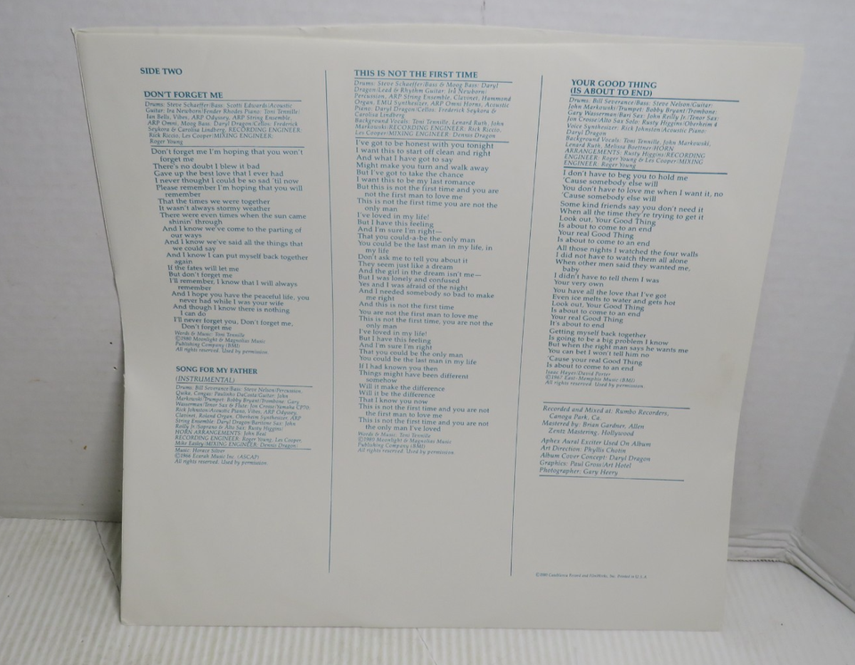 Signed Daryl Dragon Toni Tennille Captain & Tennille Keeping our Love ...