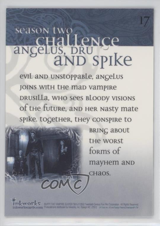 2002 Buffy the Vampire Slayer Evolution Challenge Refractor Angelus ...