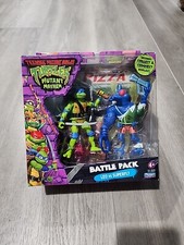 Teenage Mutant Ninja Turtles Playmates Mutant Mayhem Leo vs Superfly ...