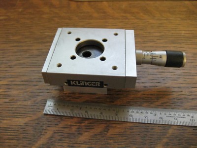 Newport Klinger Micro-Controle Micrometer Linear Translation Stage ...