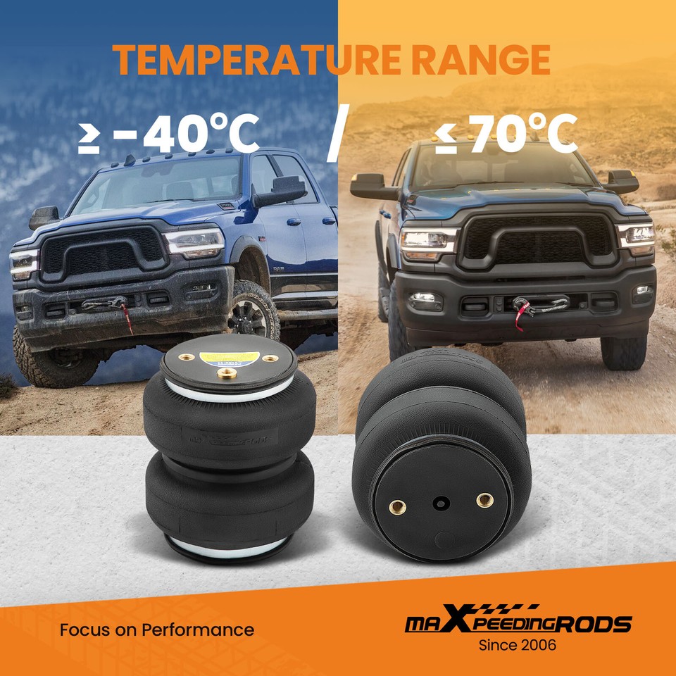 Air Spring Bags Tow Assist & Wireless Compressor Kit for Ford F-150 ...