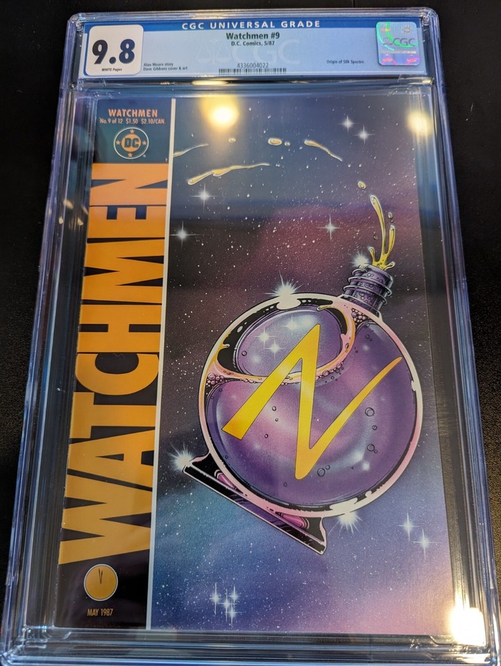 Complete Watchmen CGC 9.8 Lot Issue #4 is Signed | eBay
