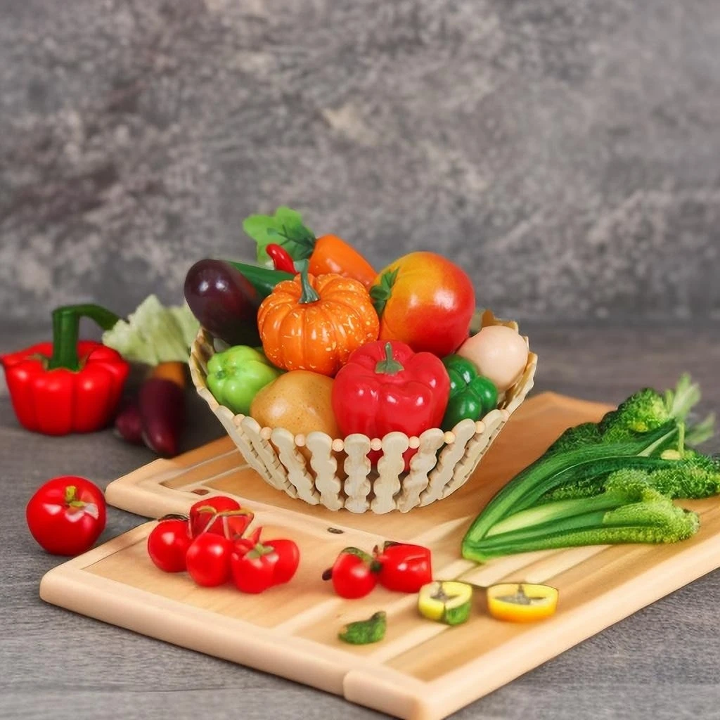 12pcs Artificial Fruit And Vegetable Set Kitchen Table Display - Home ...