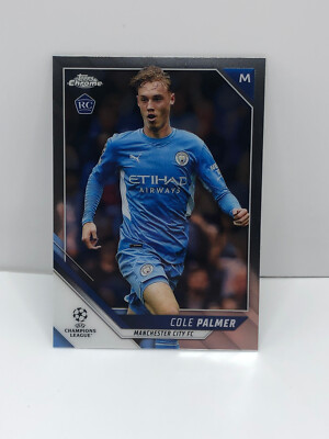 Cole Palmer 2021-22 Topps Chrome UEFA Champions League Rookie Card RC ...