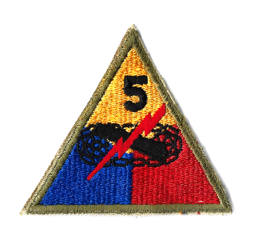 5th Armored Division US Army Military Patch Embroidered Uniform ...