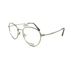 Flexon Eyeglasses Frames H6032 710 Matte Gold Round Full Wire Rim 50-20 ...