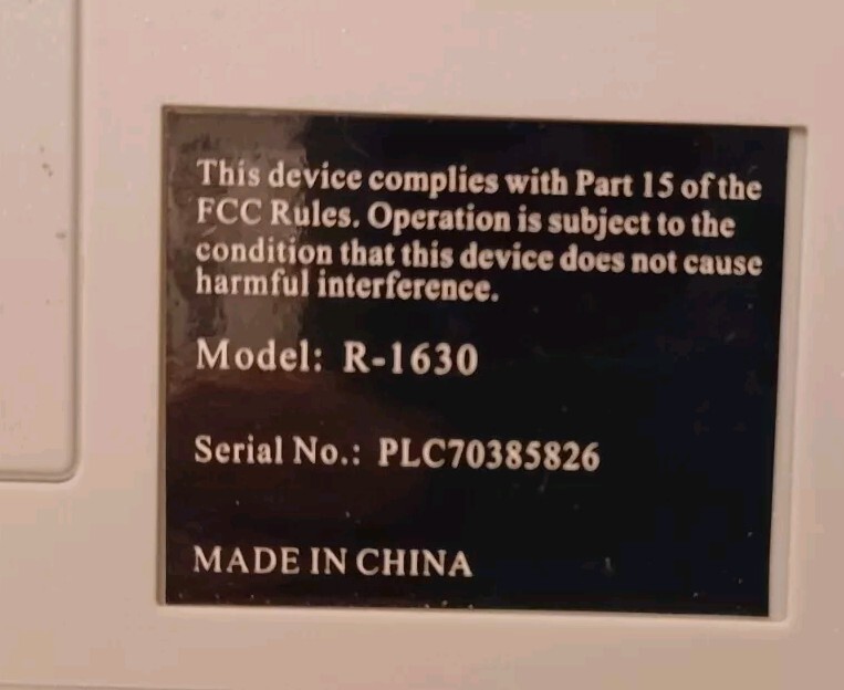 Reecom R-1630 NOAA Radio | LED Display | Battery Powered | Standing ...