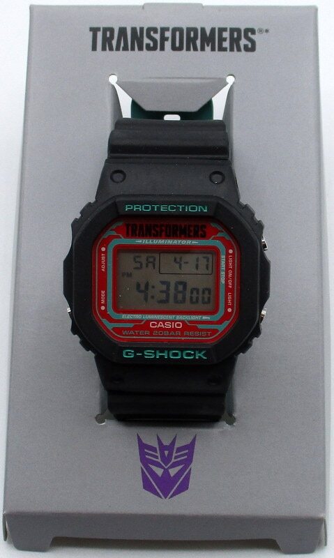 CASIO G-SHOCK DW-5600TF19 Takara TRANSFORMERS Megatron Model Watch ...