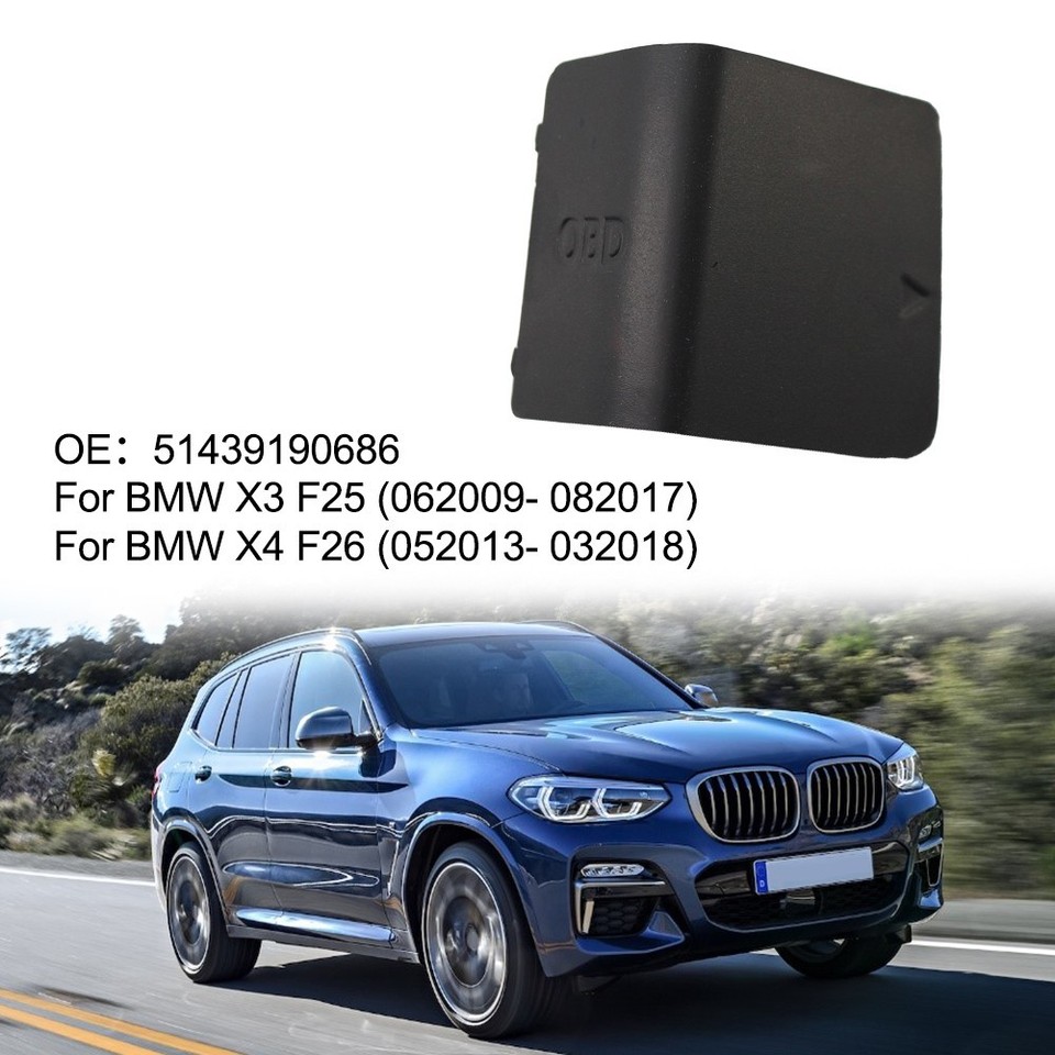 LHD OBDII Diagnose Port Abdeckung für X3 F25 F26 OE Teil 51439190686 ...