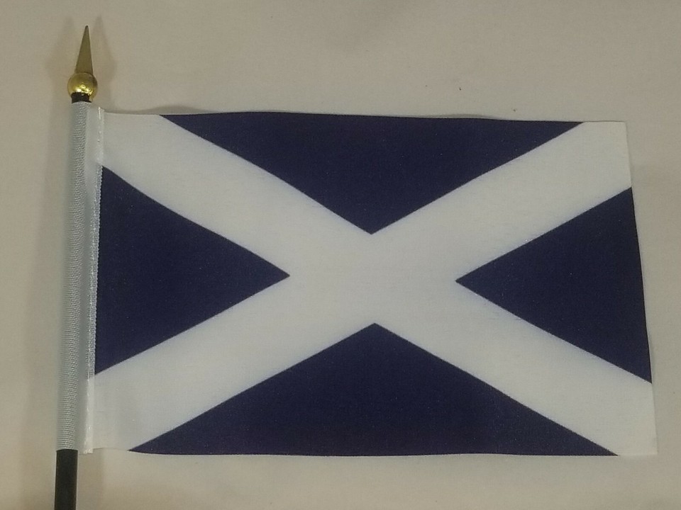 Saint Andrew's Cross Flag 4"x 6" | eBay