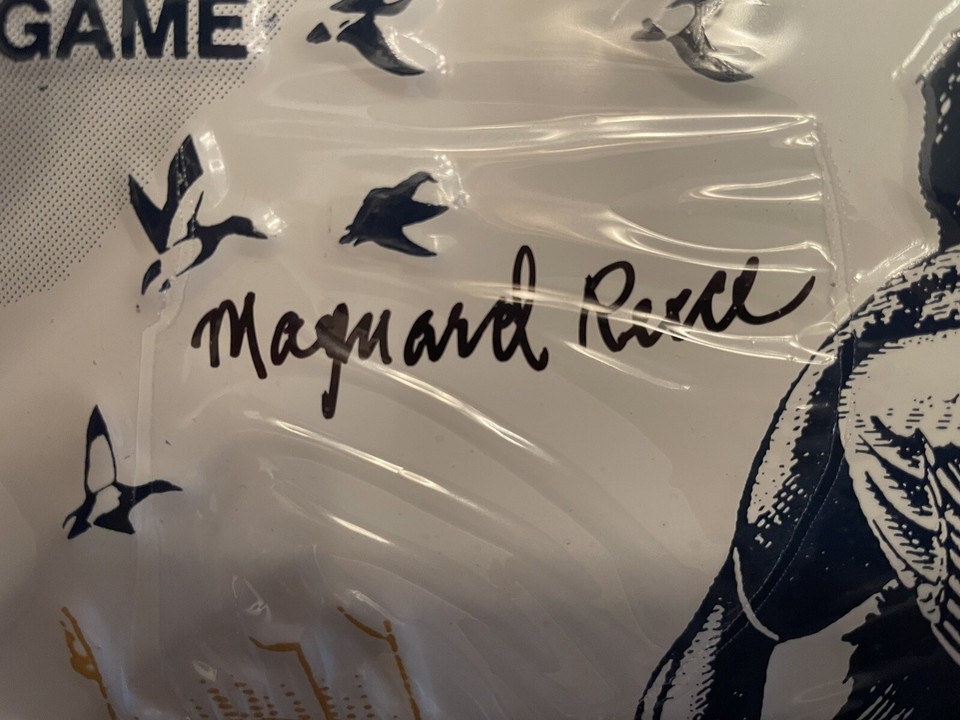 MAYNARD REECE SIGNED MIGRATORY BIRD STAMP LICENSE PLATE | eBay