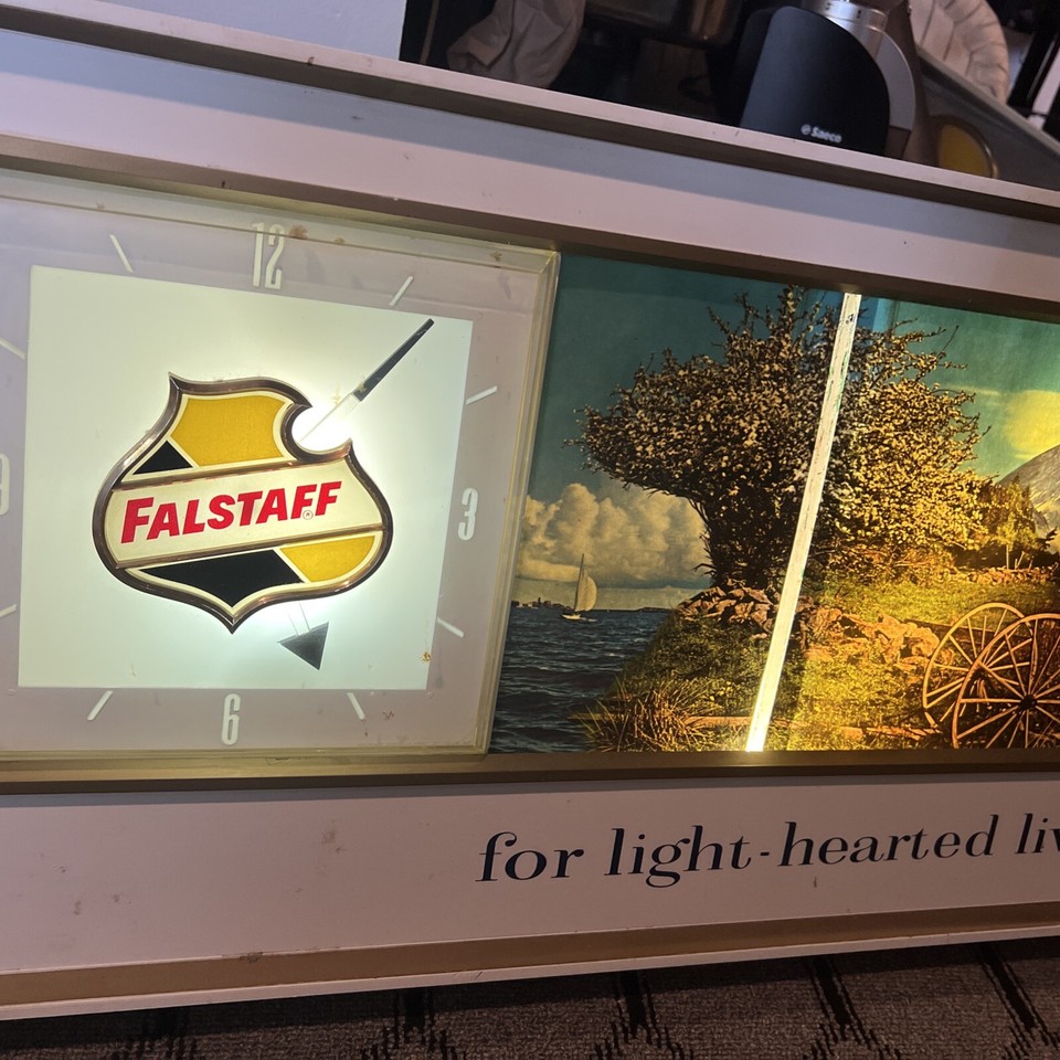 Falstaff Motion Beer Sign Lighted | eBay