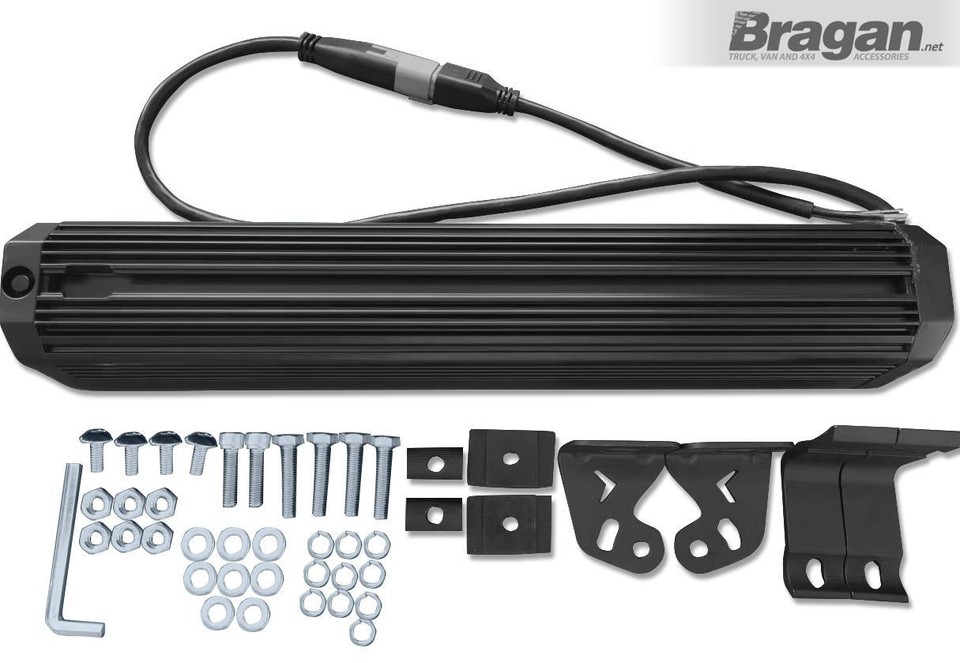 Bull Bar + Night Blazer Dual Row Light bar To Fit Ford Transit MK7 2007 ...