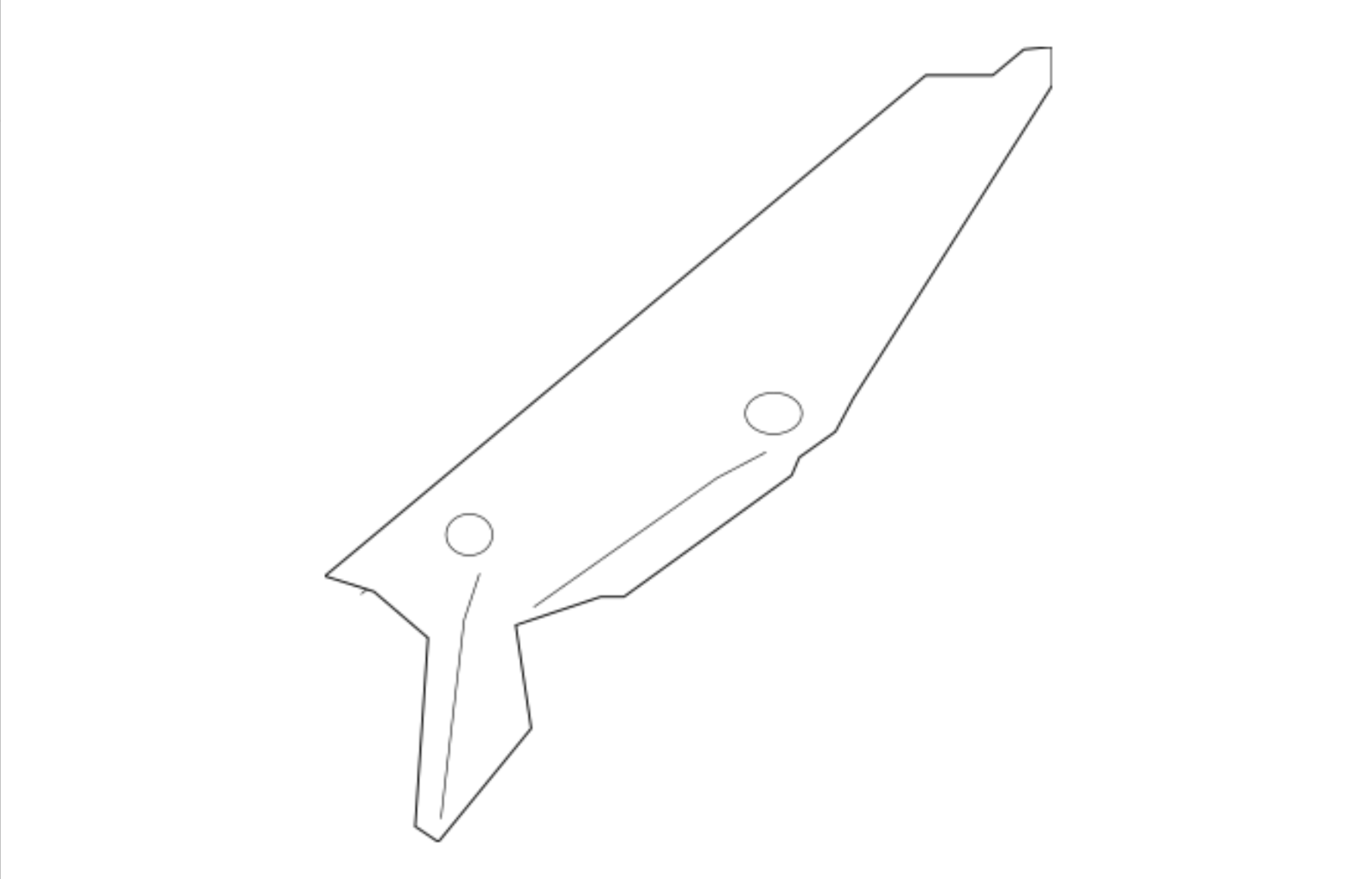 OEM 84169-C5000 Fender Ledge Cover APRON Upper Right for Kia Sorento ...