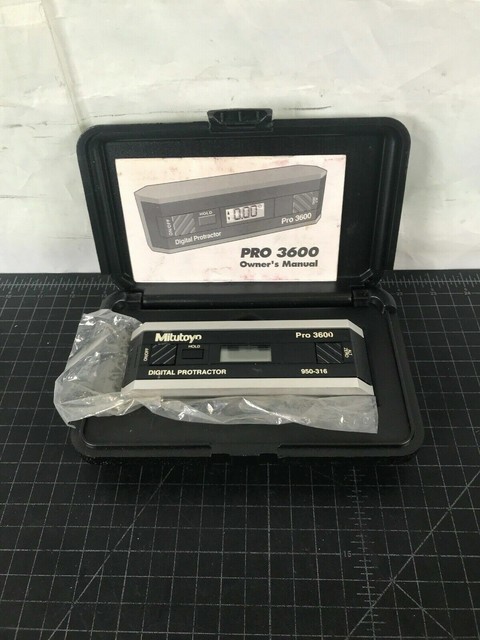 Mitutoyo Pro 3600 Digital Protractor 950-316 for sale online | eBay