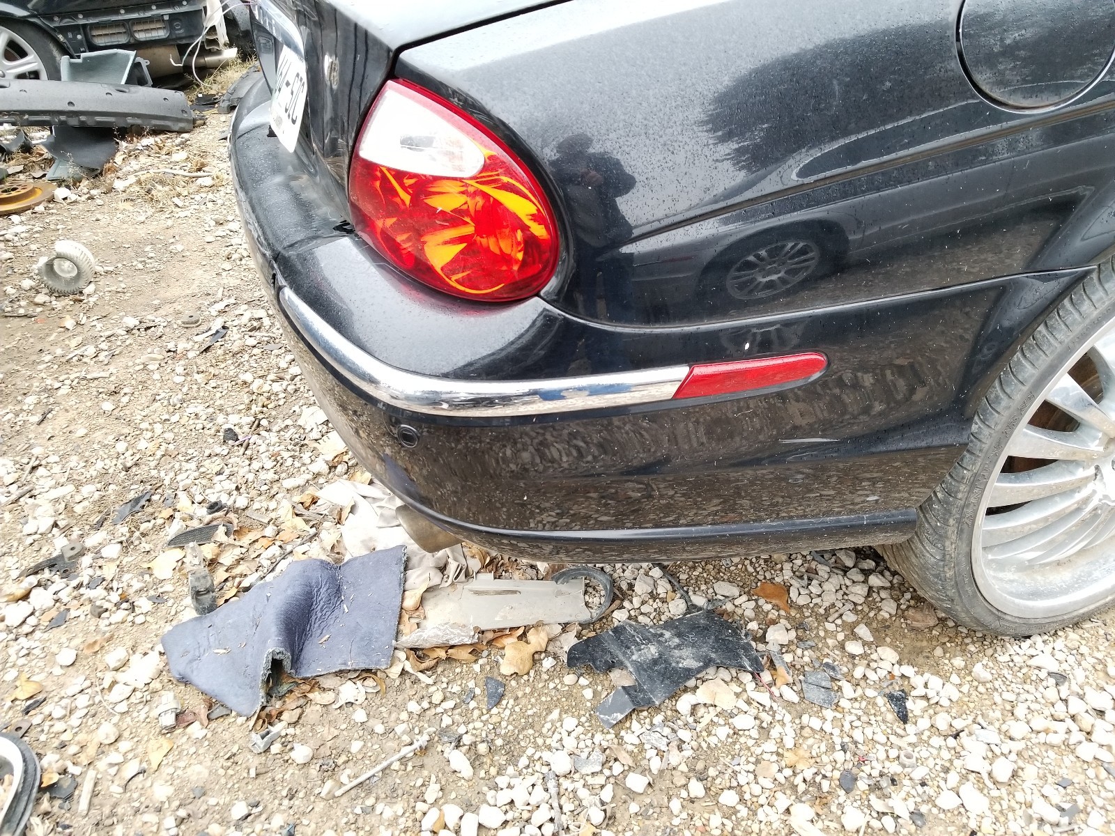 2000 2001 2002 03 2004 JAGUAR S TYPE REAR BUMPER BLACK | eBay