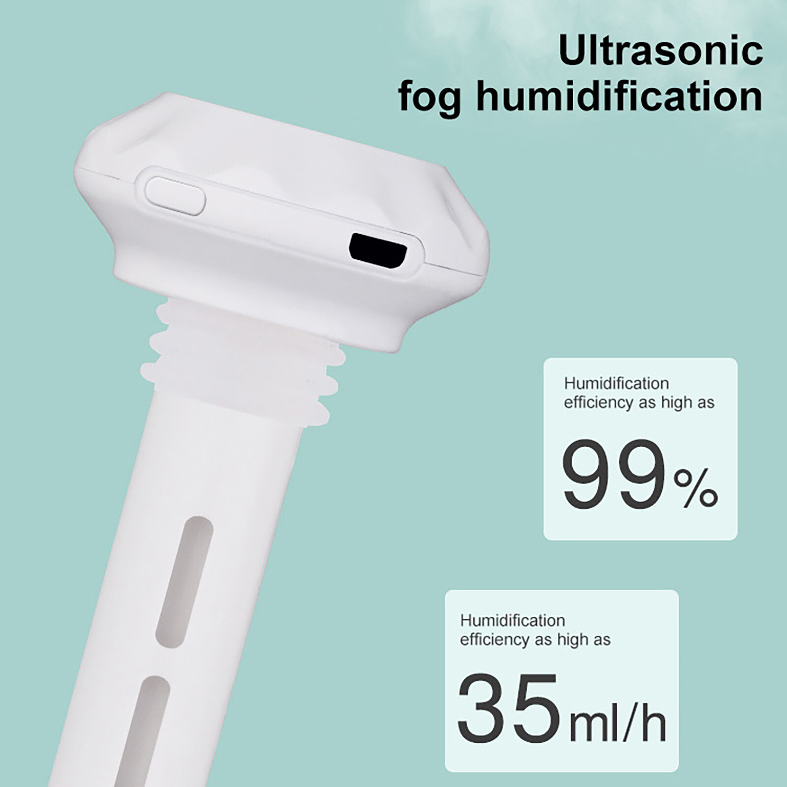 Mini Humidifier Stick - Air Moisturizing Mist Humidifier for Travel ...