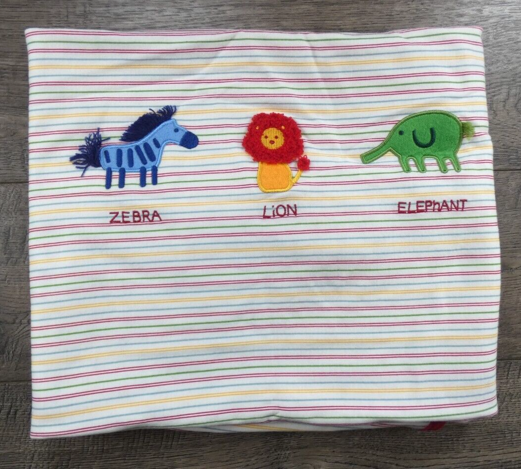 Baby Boy New Gymboree Vintage Zoo Animals Blanket VHTF | eBay