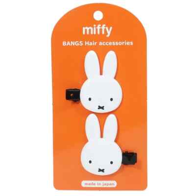 Made in Japan Miffy hair clips Miffy Die Cut Bangs Clip Ears Clip UK ...