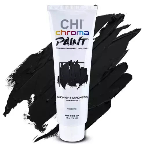Chi Chroma Paint - Midnight Madness - Bold Semi-Permanent Hair Color- 4 ...
