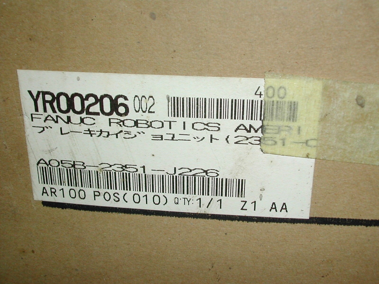 Fanuc Brake Release Unit M# A05B-2351-C218 (7E) for sale online | eBay