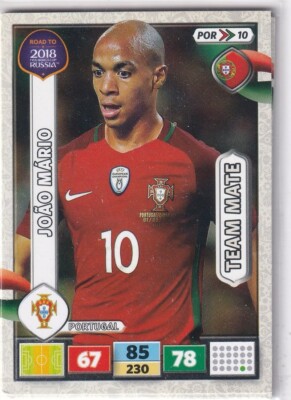 Panini Soccer Road To Russia 2018 Card Nr. Por 10 Joao Mario | eBay