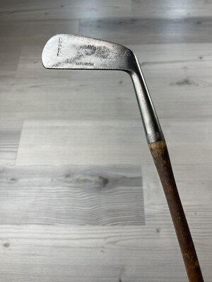 Antique Golf Club Rob Roy Forged Mid Iron Hickory Wood Shaft | eBay