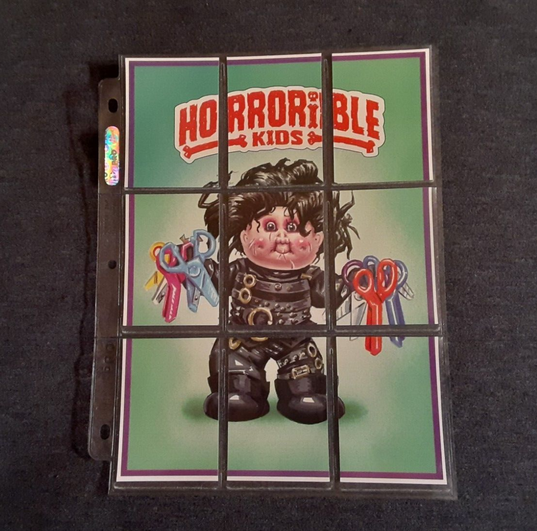 garbage pail kids Johnny Depp Edward Scissorhands Oh The HORROR-IBLE ...