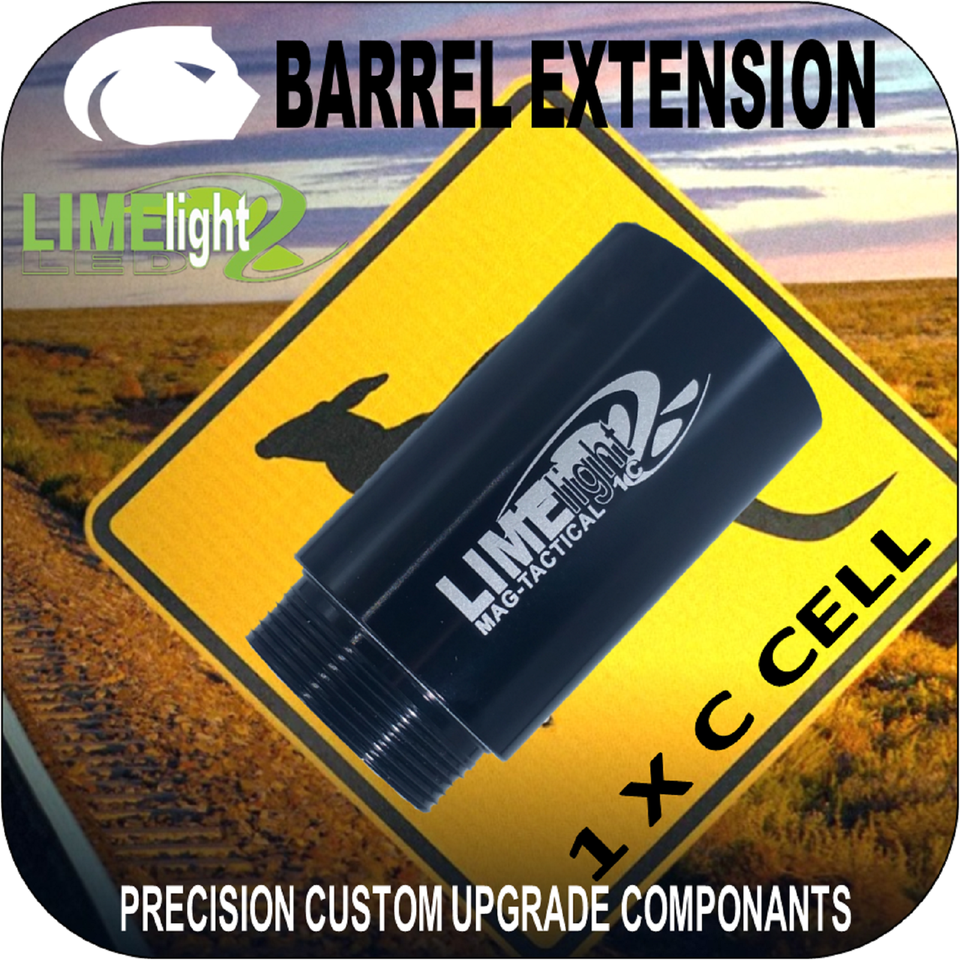 MAGLITE BARREL EXTENSIONS STORAGE ADAPTORS C/D CELL FLASHLIGHT TORCH ...