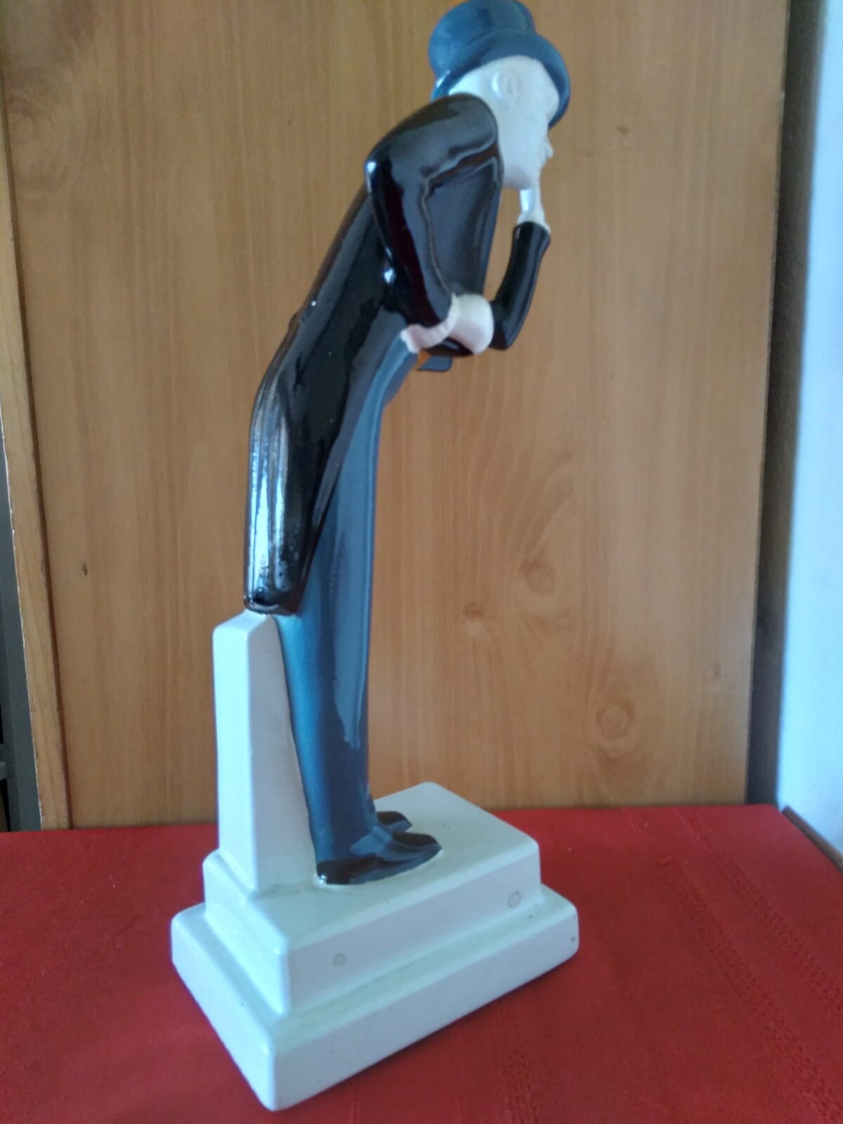 RARE EMPTY 1969 I.W. Harper Whiskey Decanter-Man Top Hat-16.5"h x 5.75 ...