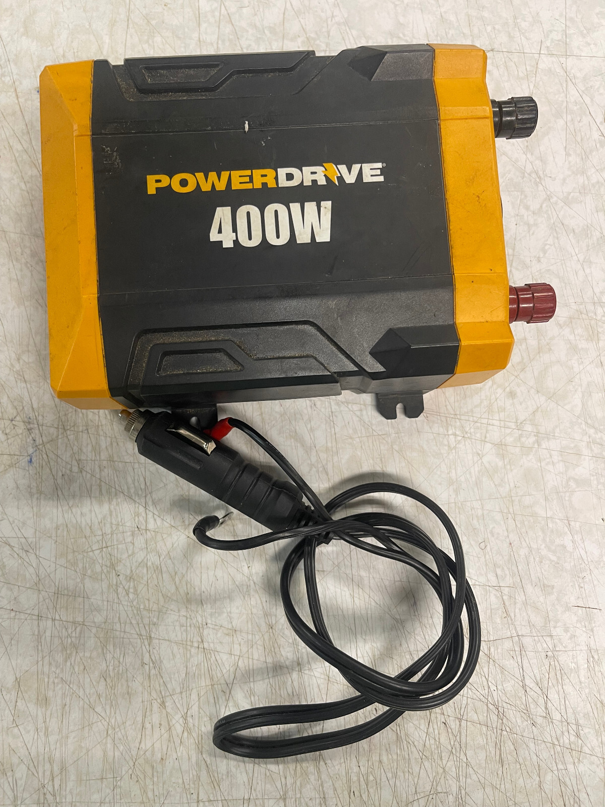 Powerdrive 400 Watt Power Inverter 2 AC Outlets, 1 USB(2.4A)/1 USB-C (3 ...