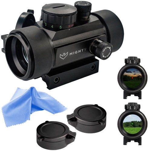 MIGHTY TACTICAL 1x30mm Tactical Reflex Green Red Dot Sight Optic 22mm ...