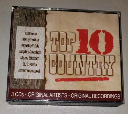 Top 10 Country by Various Artists (CD, 2002, 3-Disc Set) 755174757921| eBay