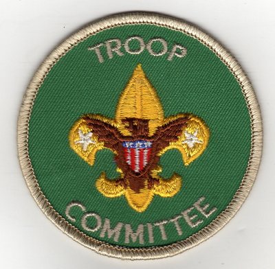 Troop Committee Position Patch (1973 - 1989), Plastic Over Gauze ...