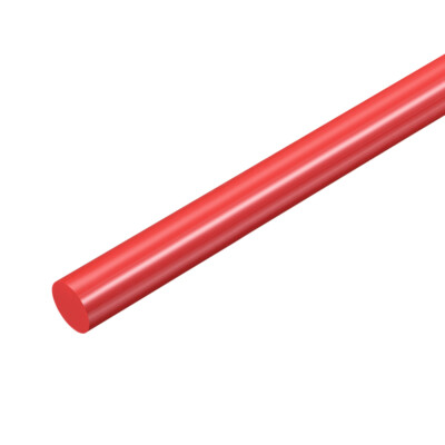 Plastic Round Rod,12mm Dia 50cm Red Engineering Plastic Round Bar | eBay