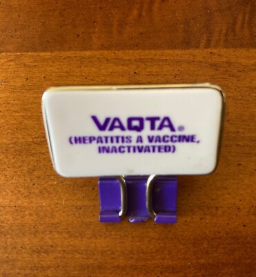 Metal Spring Paper Clip for Vaqta (Hepatitis A Vaccine); Drug Rep item ...