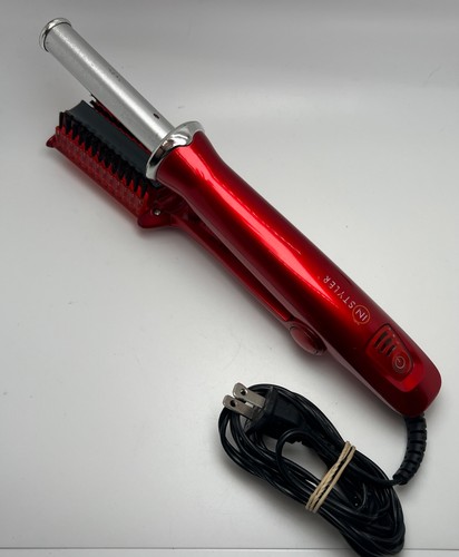 Instyler Rotating IS1001.1-19 Red Hot Iron Hair Styler Brush 3/4 ...