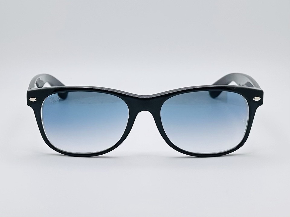 Ray-Ban RB2132 New Wayfarer 55mm Polarized Sunglasses - Black Blue ...