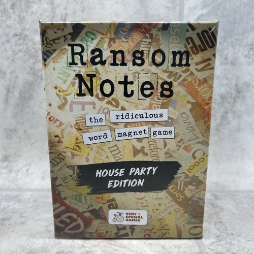 Ransom Notes The Ridiculous Word Magnet Game-House Party Edition - New ...