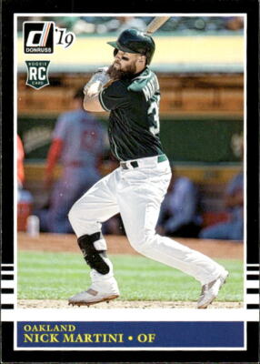 Nick Martini 2019 Donruss #249 Oakland Athletics | eBay