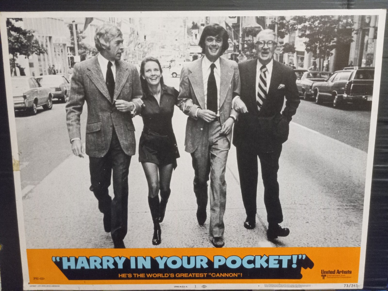 7 Lobby Cards 1973 HARRY IN YOUR POCKET James Coburn W Pidgeon Trish Van Devere | eBay