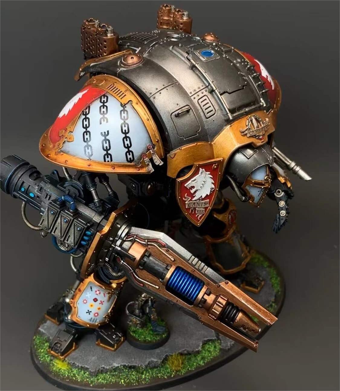 Warhammer 40K Knight Preceptor Imperial Knights Presale Painted Gallery ...